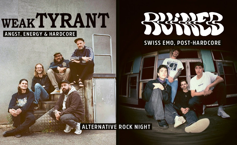 WEAK TYRANT & RUINED in Thun | Punk Konzerte