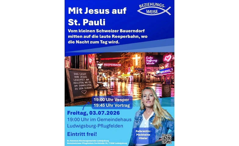 Beziehungsweise: Mit Jesus auf St. Pauli in Ludwigsburg | Sonstige ...