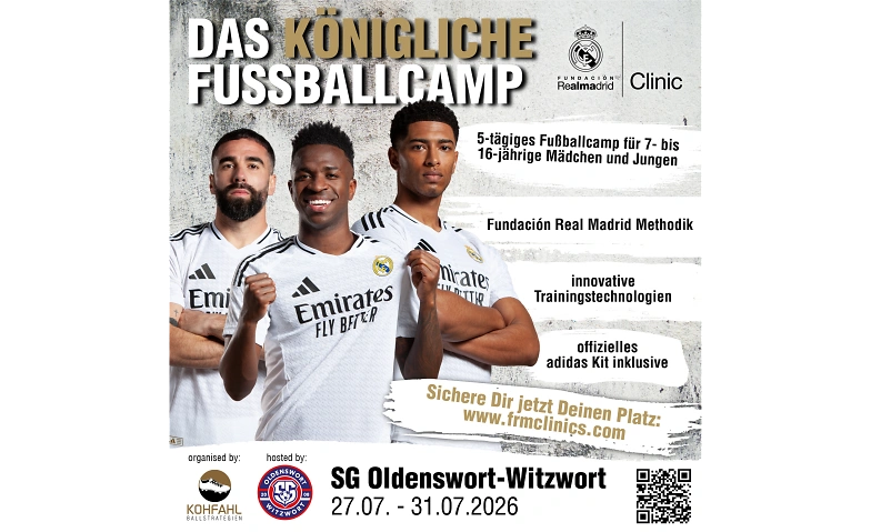 Fundación Real Madrid Fußballcamp in Oldenswort in Oldenswort ...